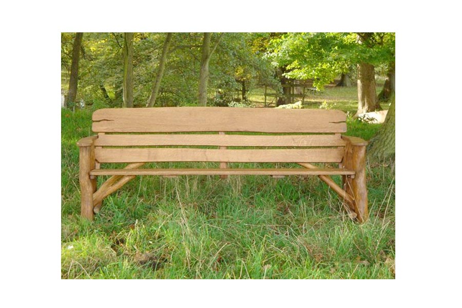 Oak Bench | Rustic Garden Furniture | Outside Living