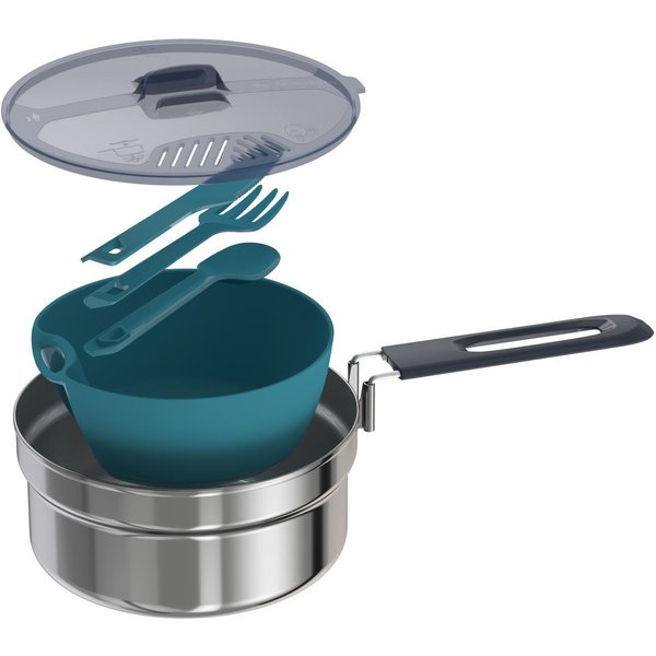 QUECHUA - Stainless Steel Camping Cook Set - 1.1L | Decathlon